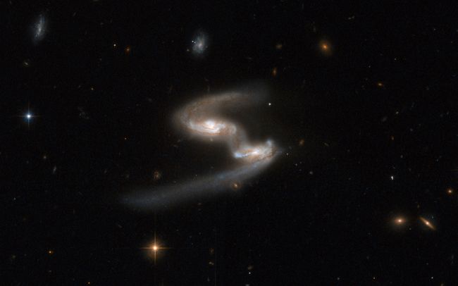 Galactic Get Down: Galaxies Grooving Wallpaper | Space