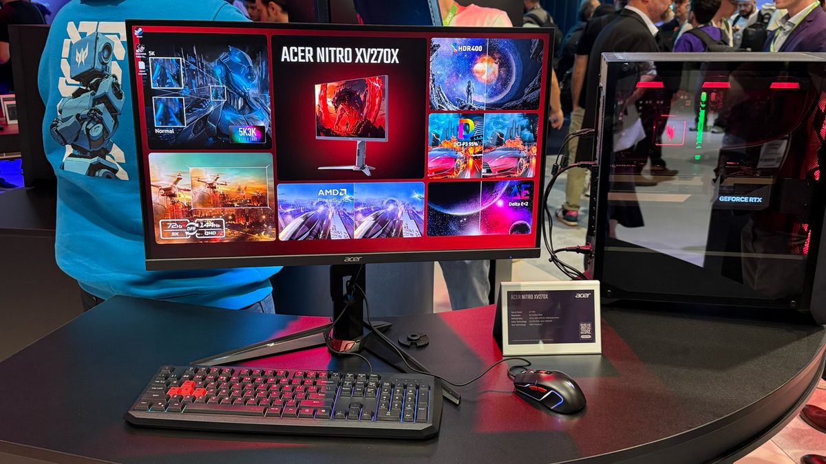 Acer's new Predator gaming monitor boasts a 720 Hz OLED panel, if you ...