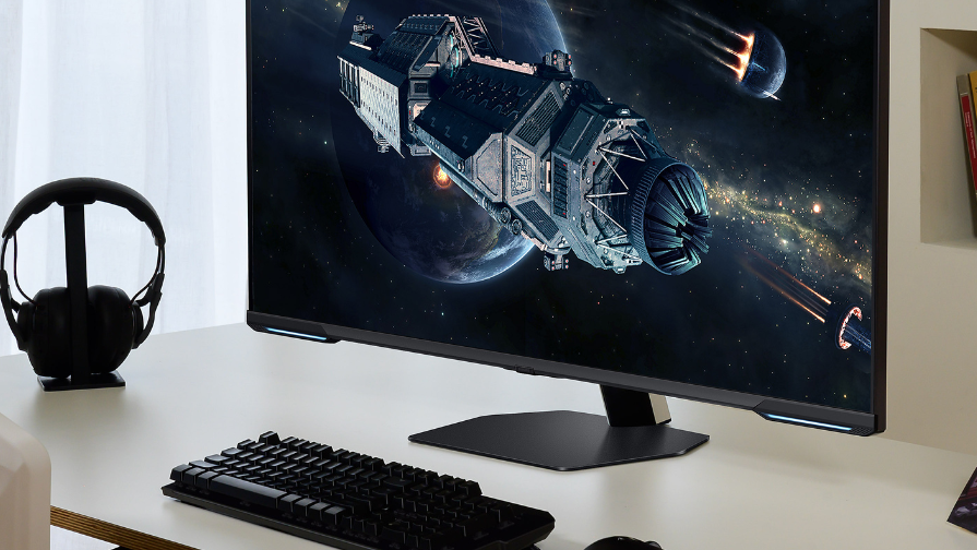 Samsung's new 43-inch gaming monitor lets you play games with or ...
