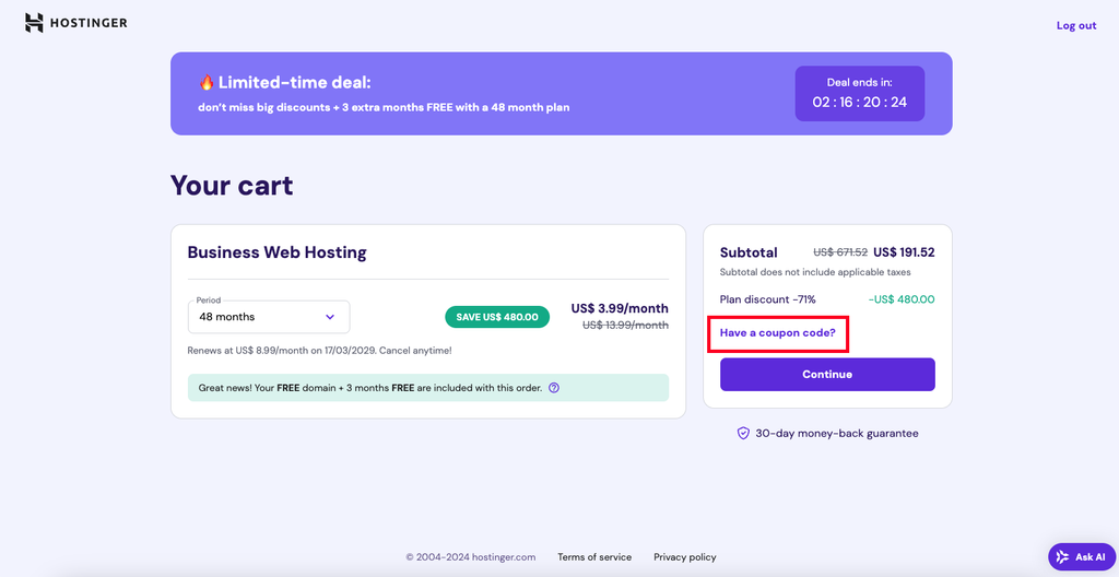 Hostinger coupon codes in Aug 2025 | Exclusive 10% OFF
