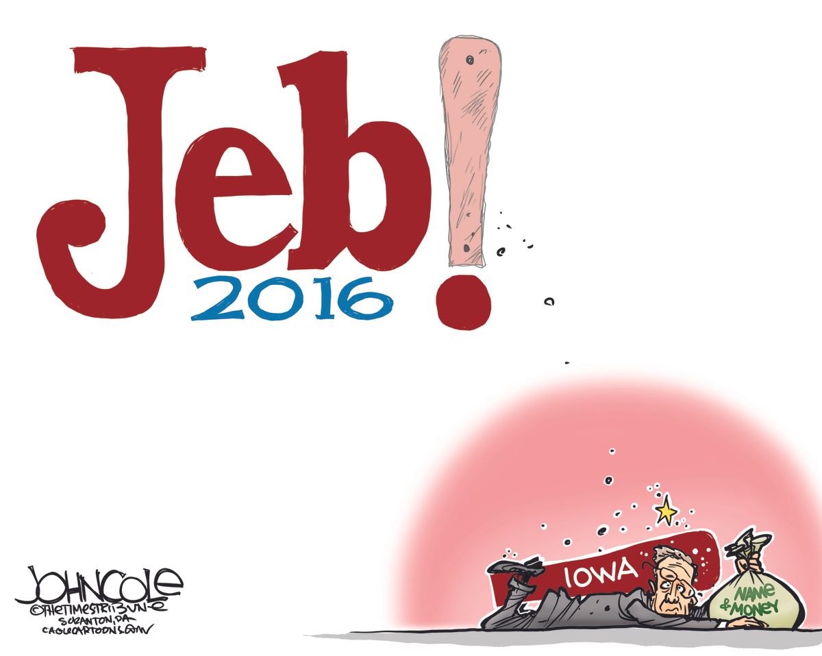 Political cartoon U.S. Jeb 2016 | The Week