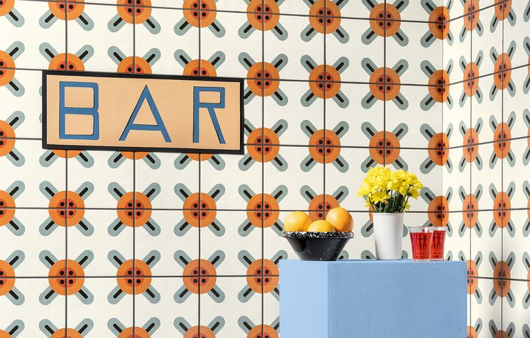 Uplifting new graphic wall tiles that pack a pattern punch | Livingetc