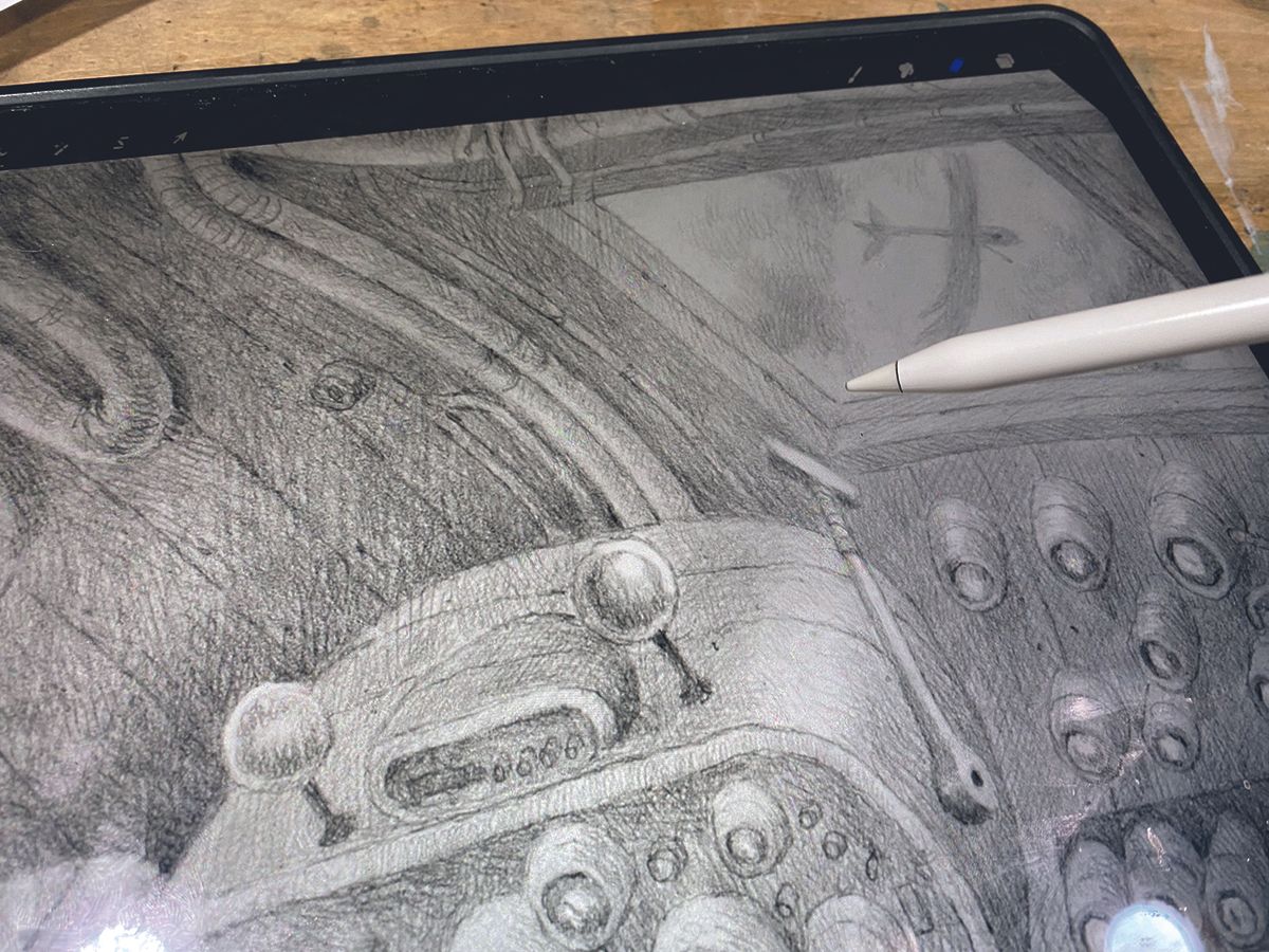 How to draw a scene in graphite | Creative Bloq