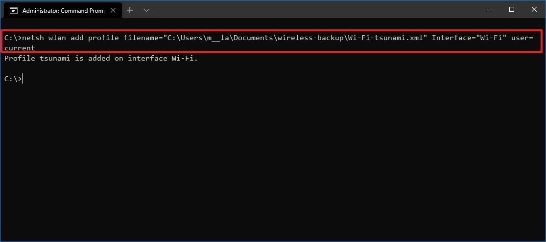 How to manage wireless networks with Command Prompt on Windows 10 ...