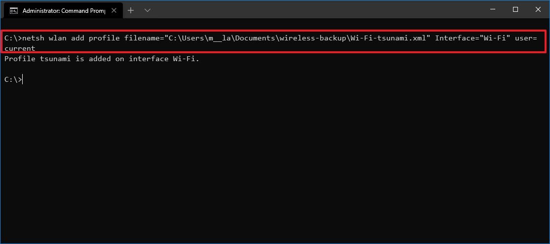 How to manage wireless networks with Command Prompt on Windows 10 ...