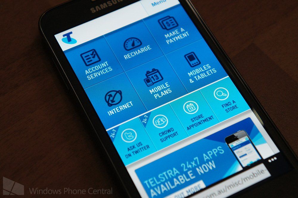 Telstra 24x7 account management app for Windows Phone on the way ...