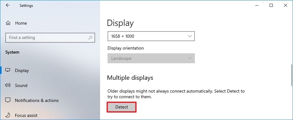 How to fix second monitor not detected on Windows 10 | Windows Central