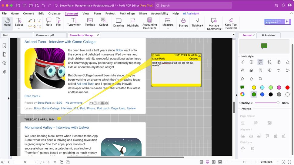 Foxit PDF Editor review | TechRadar