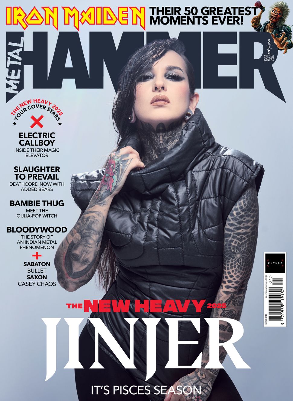 The new issue of Metal Hammer features FIVE cover to choose from ...