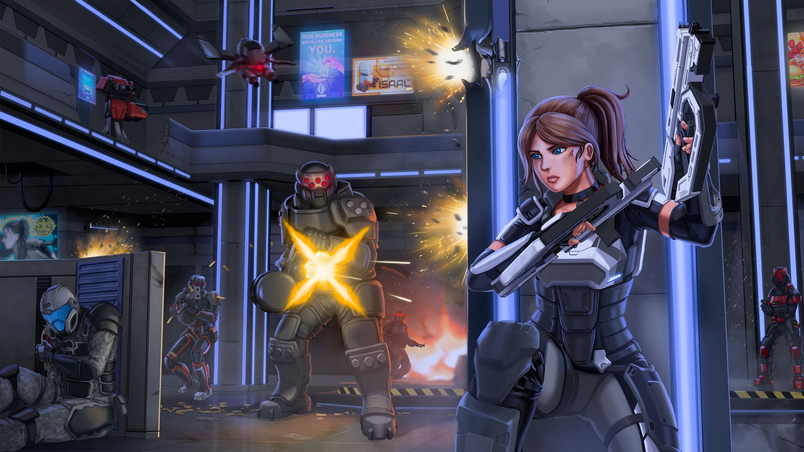 It might be running in the 19-year-old GZDoom engine, but new cyberpunk ...