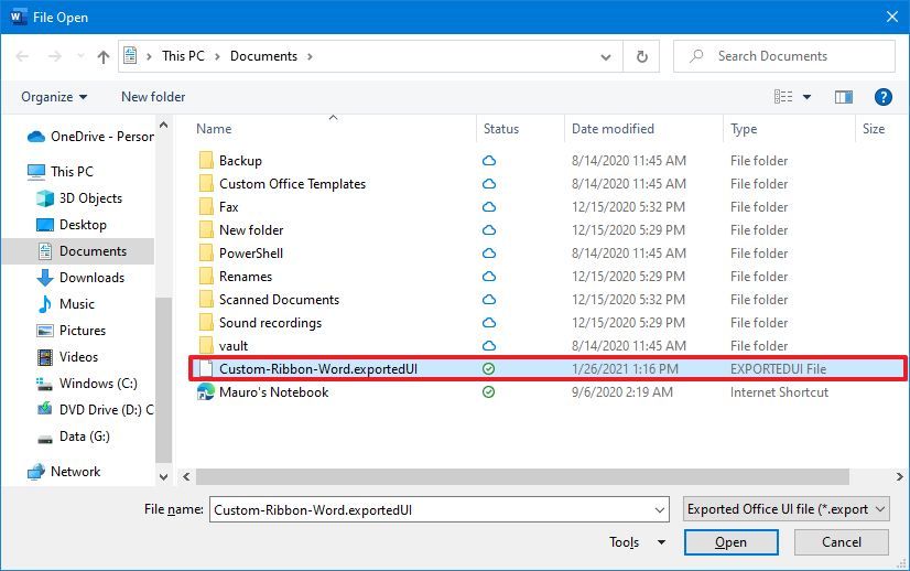 How to export and import Office ribbon menu settings | Windows Central