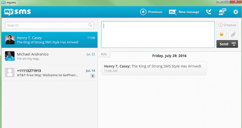 How to Send SMS Messages on a PC with Mysms | Laptop Mag