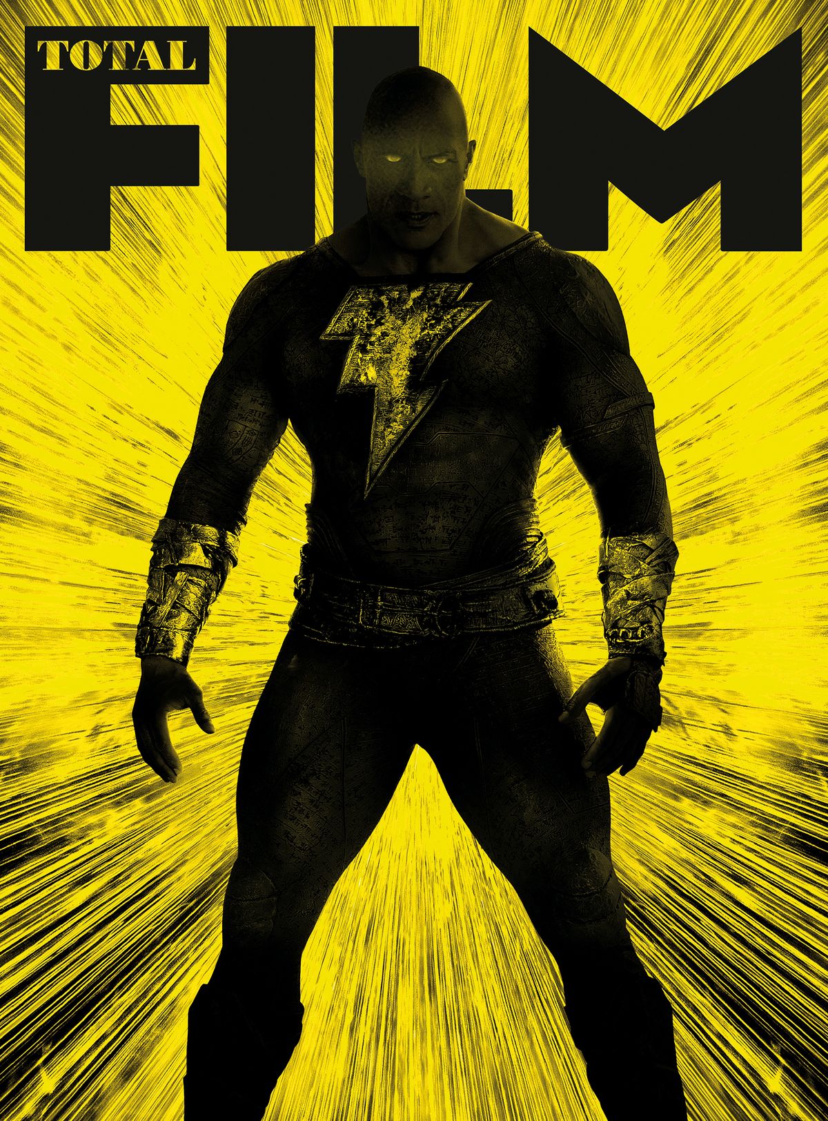 Dwayne Johnson reveals the first look at Total Film's Black Adam covers ...
