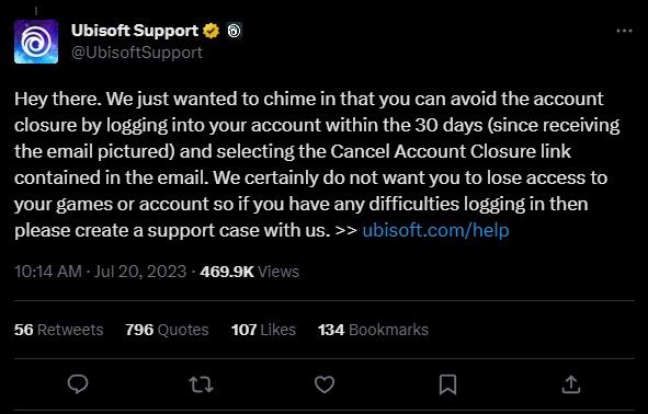 Your Ubisoft account can be permanently deleted for 'inactivity,' but ...