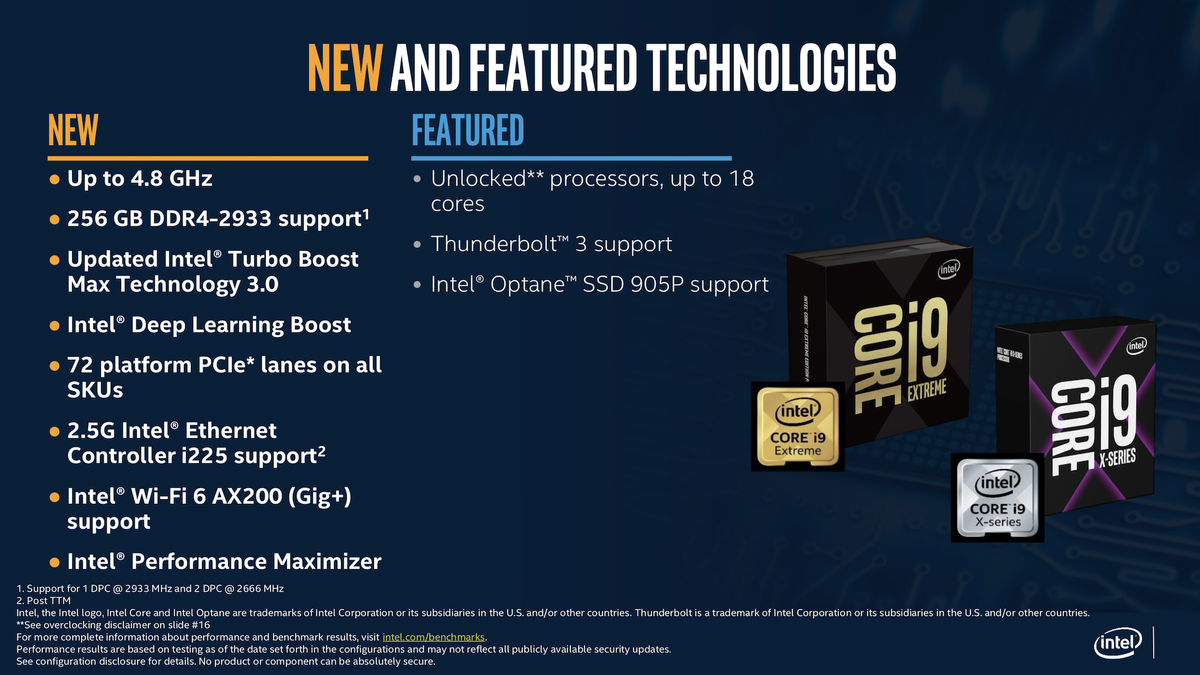 Intel Brings Wi-Fi 6 and 2.5GbE to the Desktop With Cascade Lake-X ...