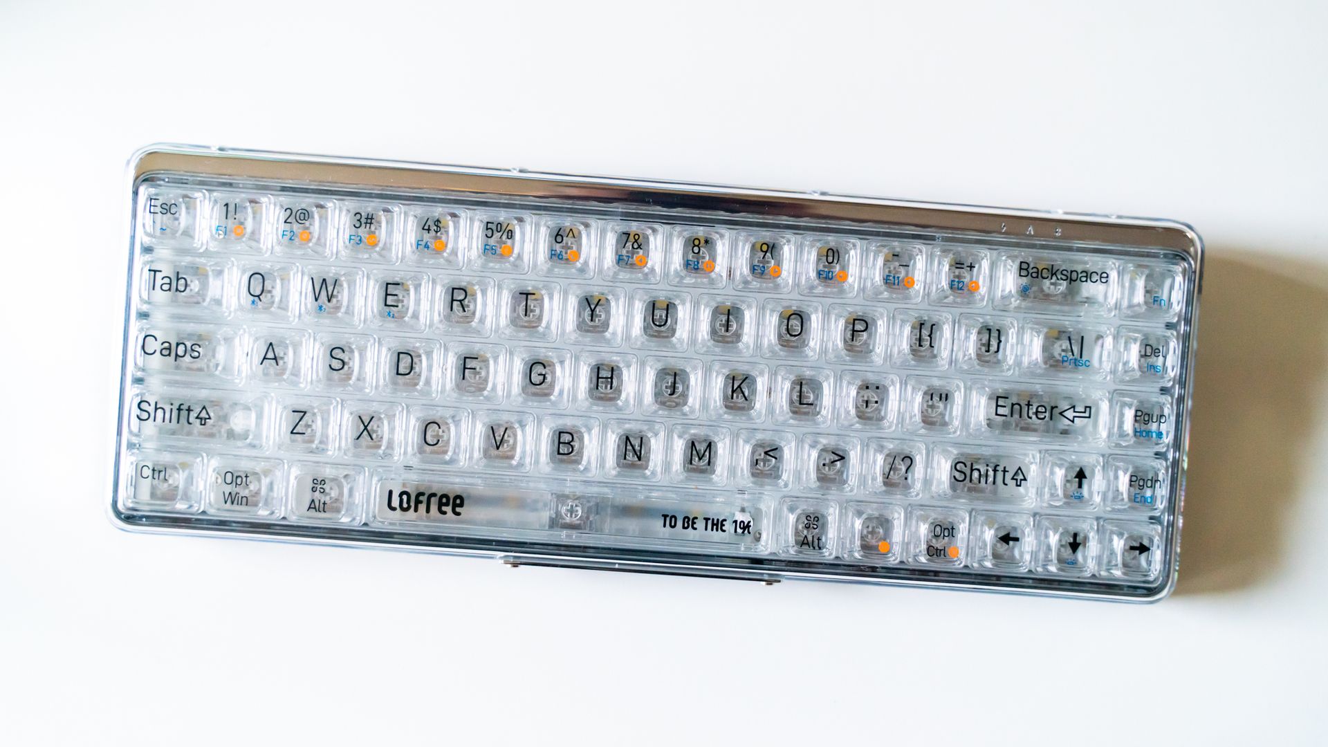 Lofree 1% Transparent keyboard review | TechRadar