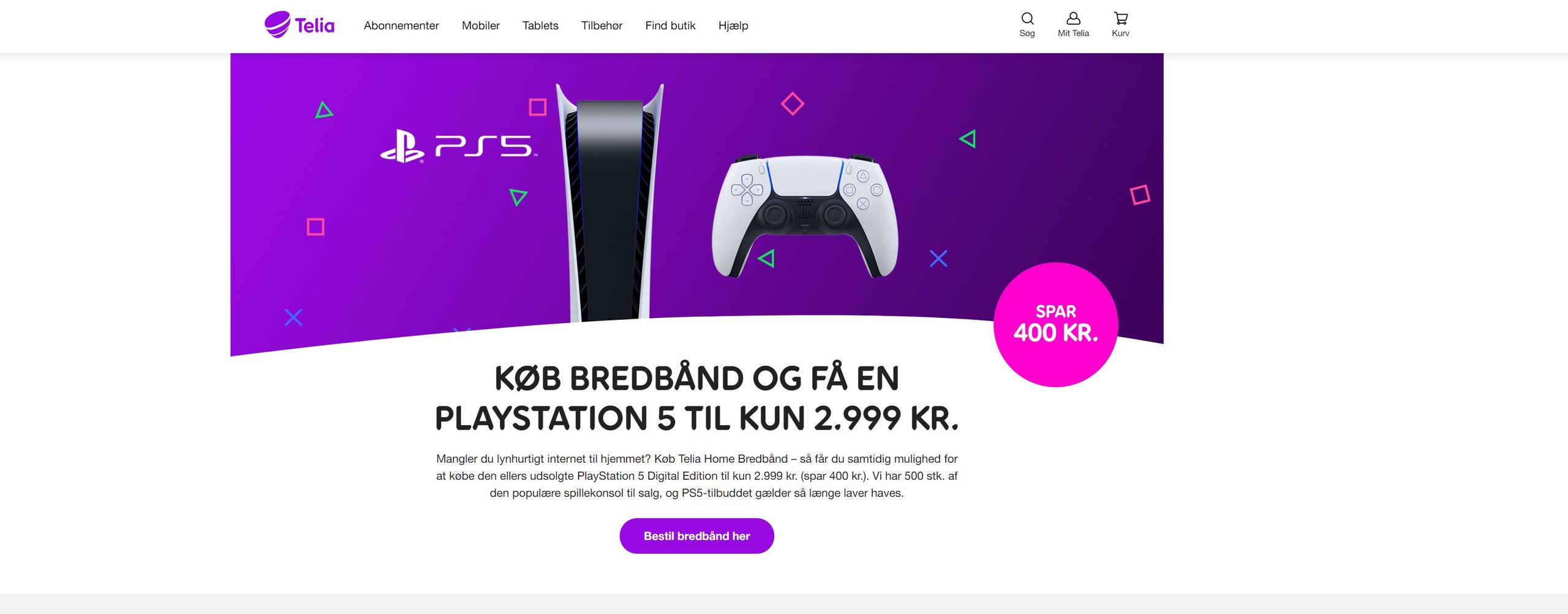 Telia: Derfor sælger vi PS5 | TechRadar
