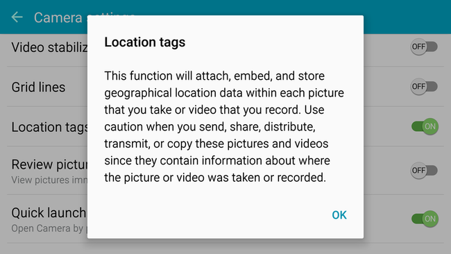 How to remove photo location info on the Samsung Galaxy S6 | Android ...