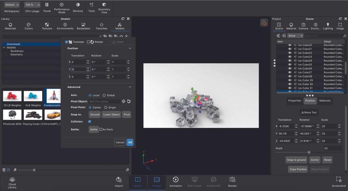 How To Prevent Objects From Overlapping In Keyshot Creative Bloq