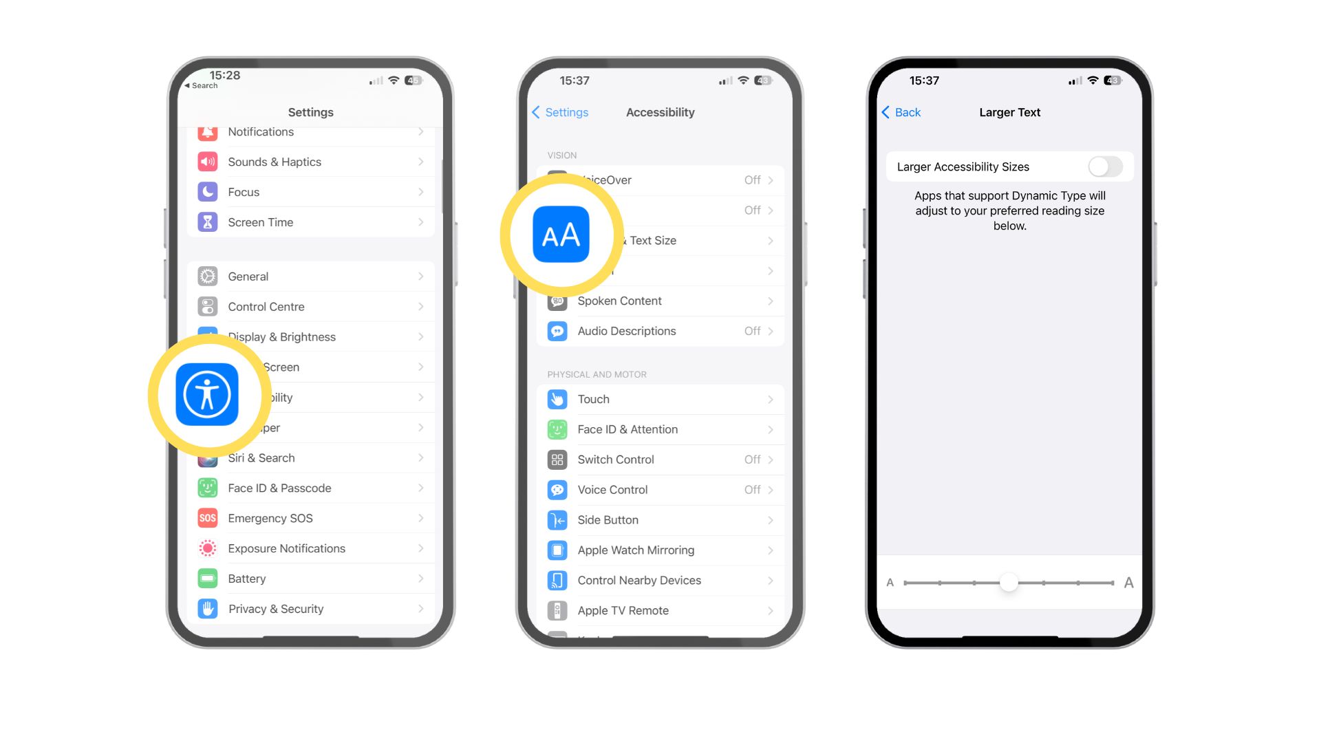 How To Change Font Size On IPhone Hakimi