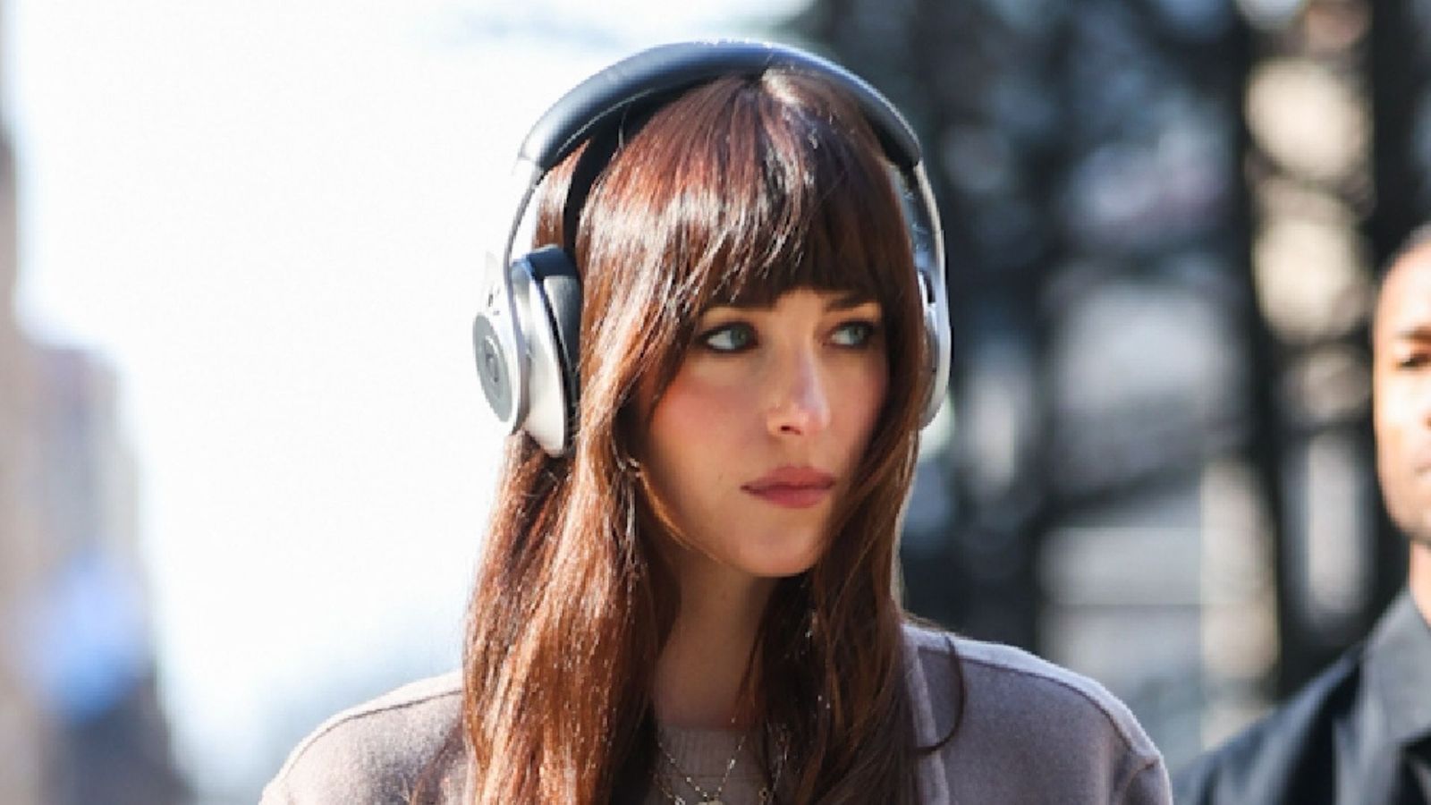 Dakota Johnson gives denim a refresh in rusty, neutral hues | Woman & Home