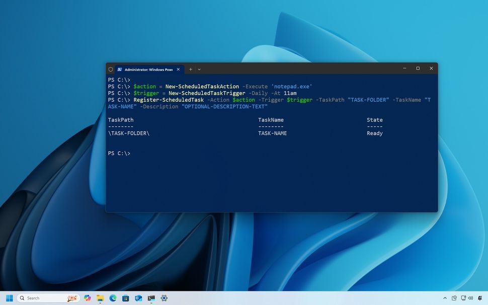 How to create scheduled tasks with PowerShell on Windows 10 | Windows ...