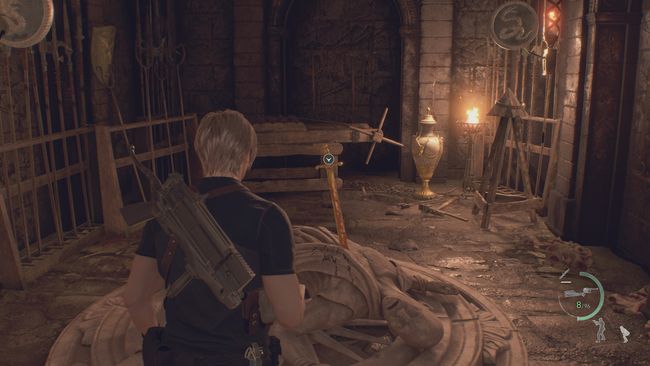 Resident Evil 4 Remake sword puzzle solution | PC Gamer