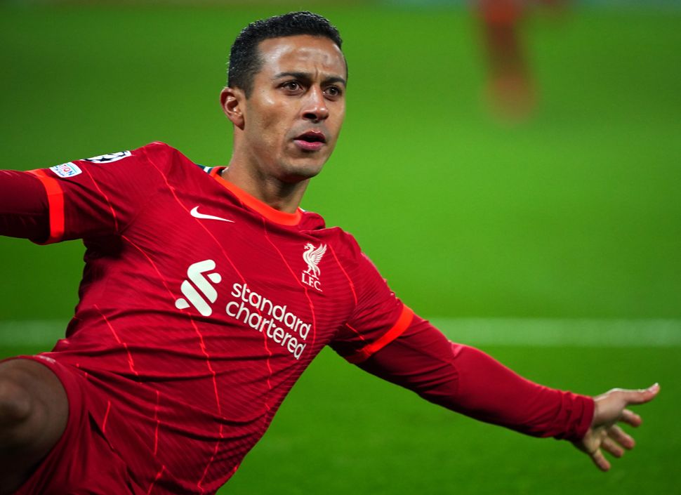 Thiago Alcantara sweeps away Anfield agony with majestic goal against ...