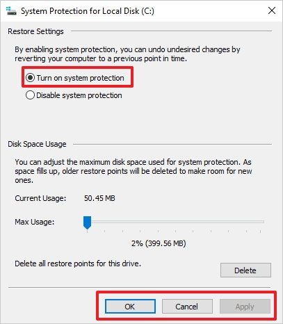 How to create a System Restore Point in Windows 10 with a simple double ...