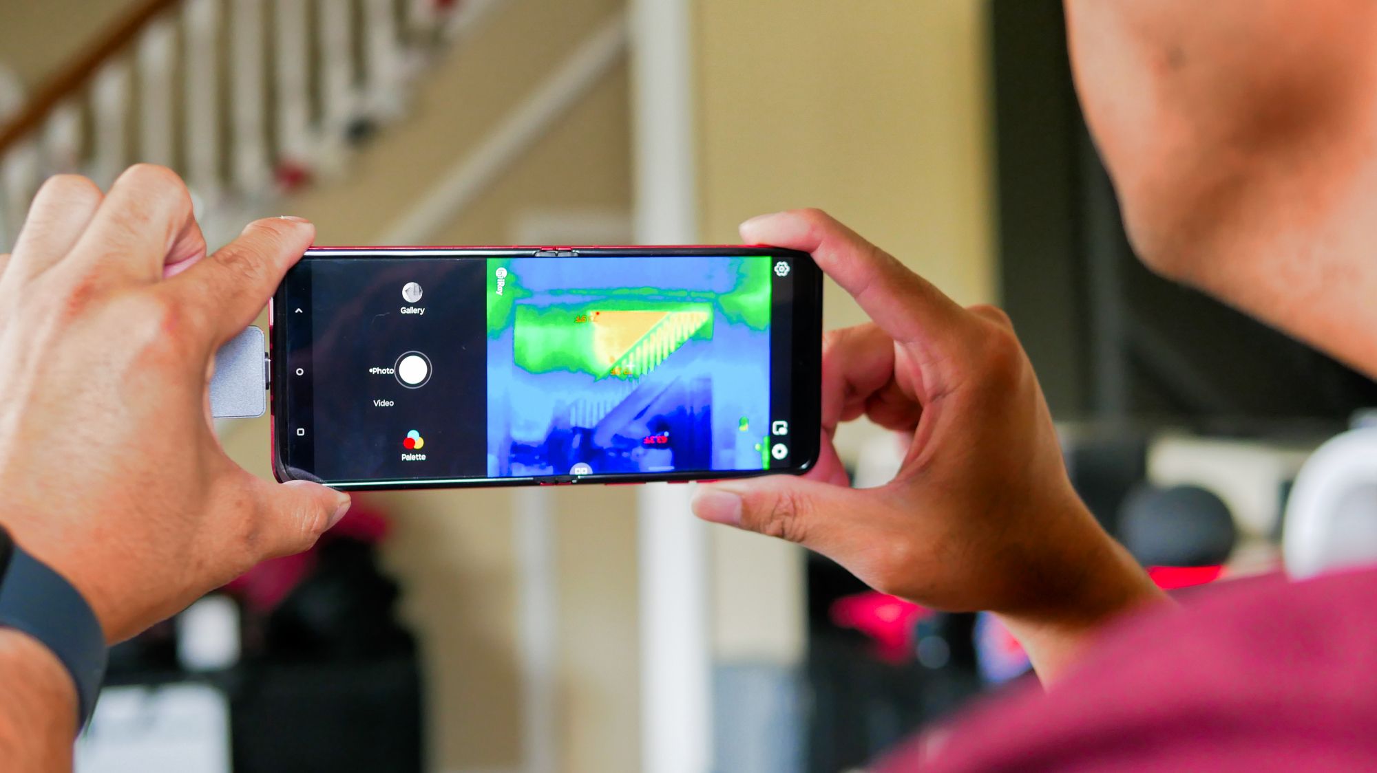 I tried this thermal camera to see potential dangers around my home ...