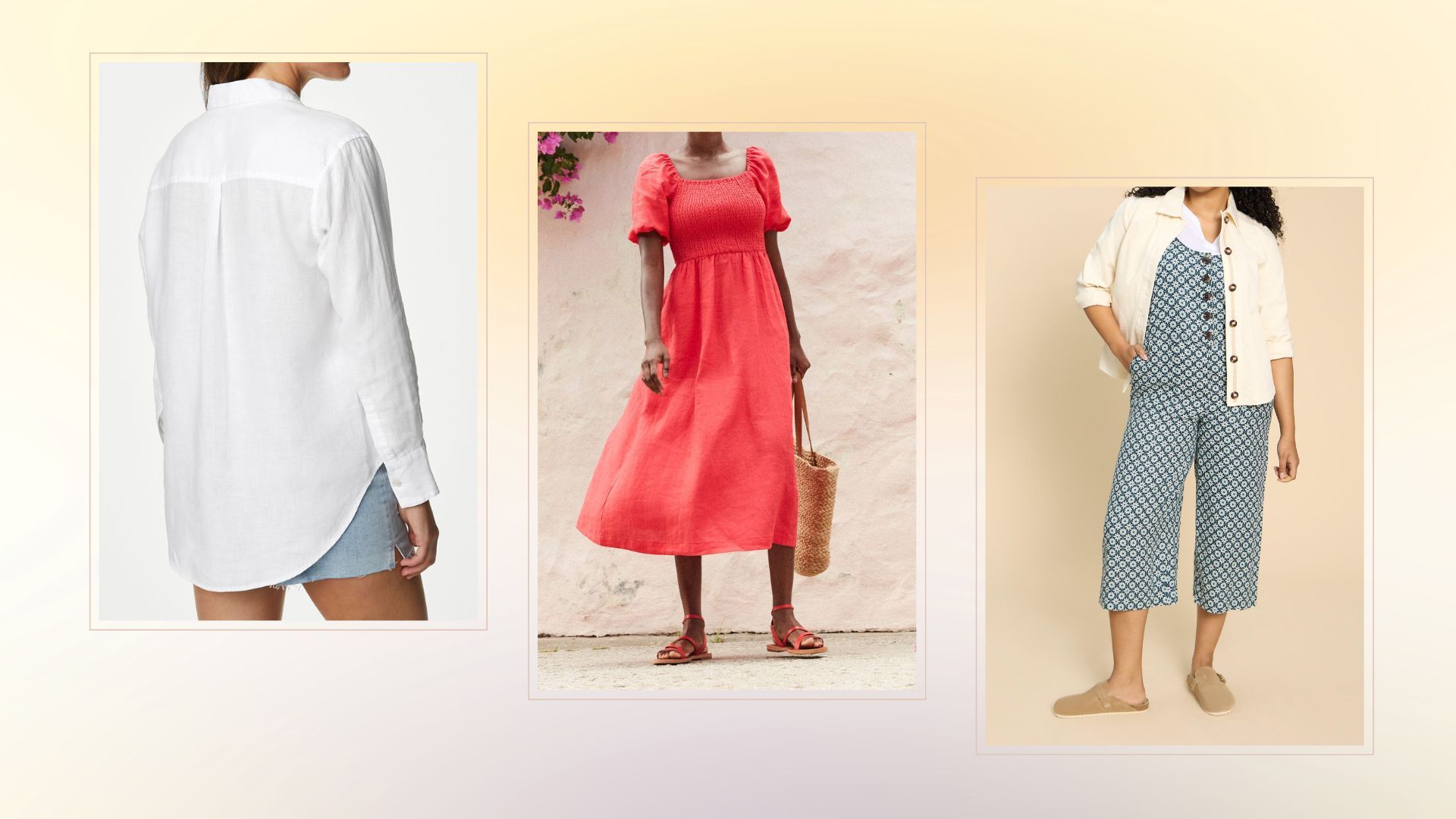 Most stylish linen capsule wardrobe staples for summer | Woman & Home