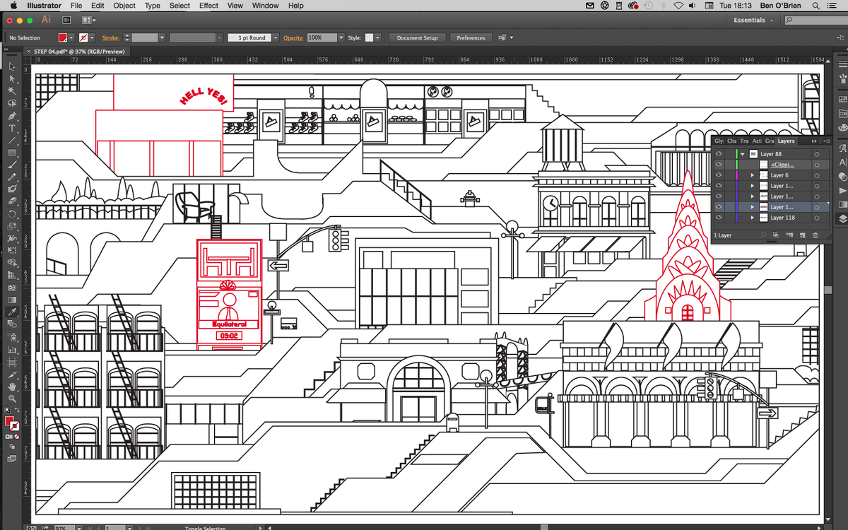 Create a busy city scene in Illustrator | Creative Bloq
