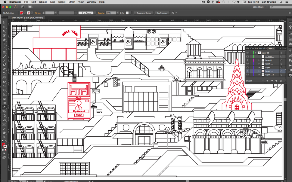 Create a busy city scene in Illustrator | Creative Bloq