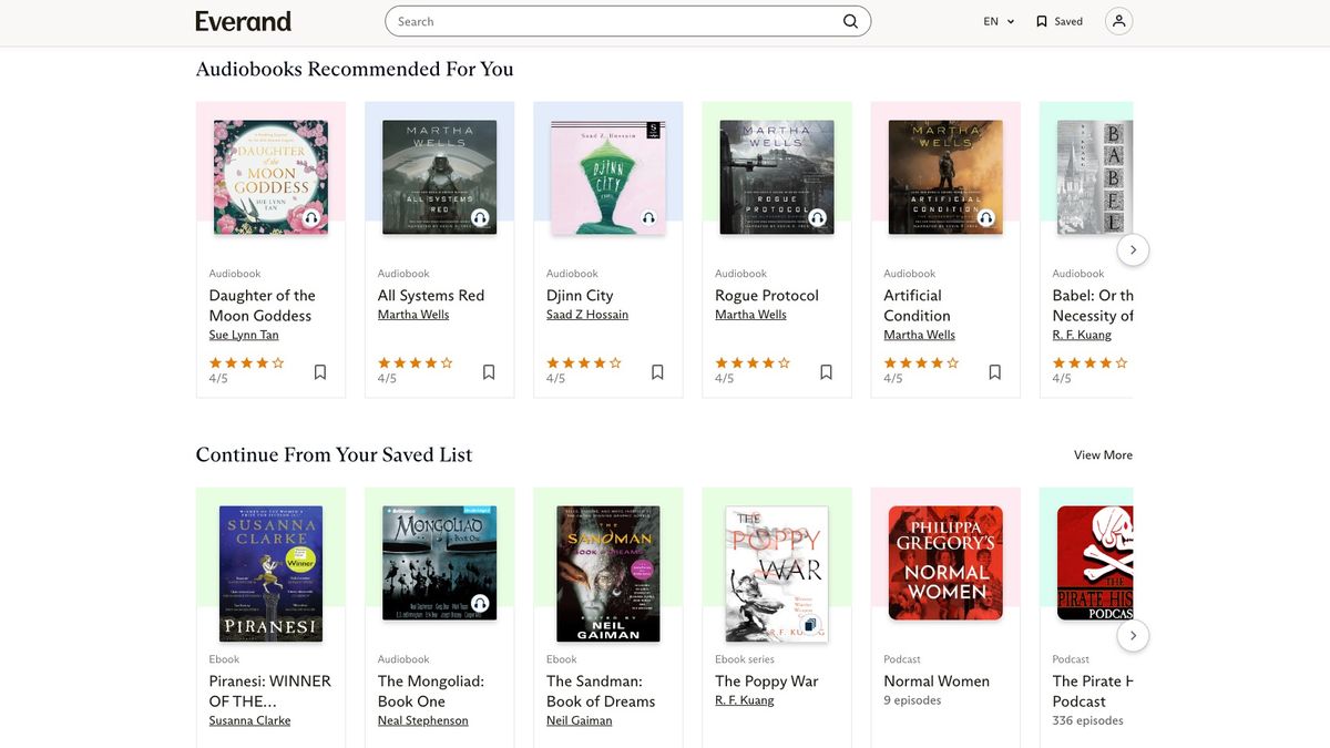 Scribd with Everand review: the popular ebook and audiobook subscription service gets a revamp ...