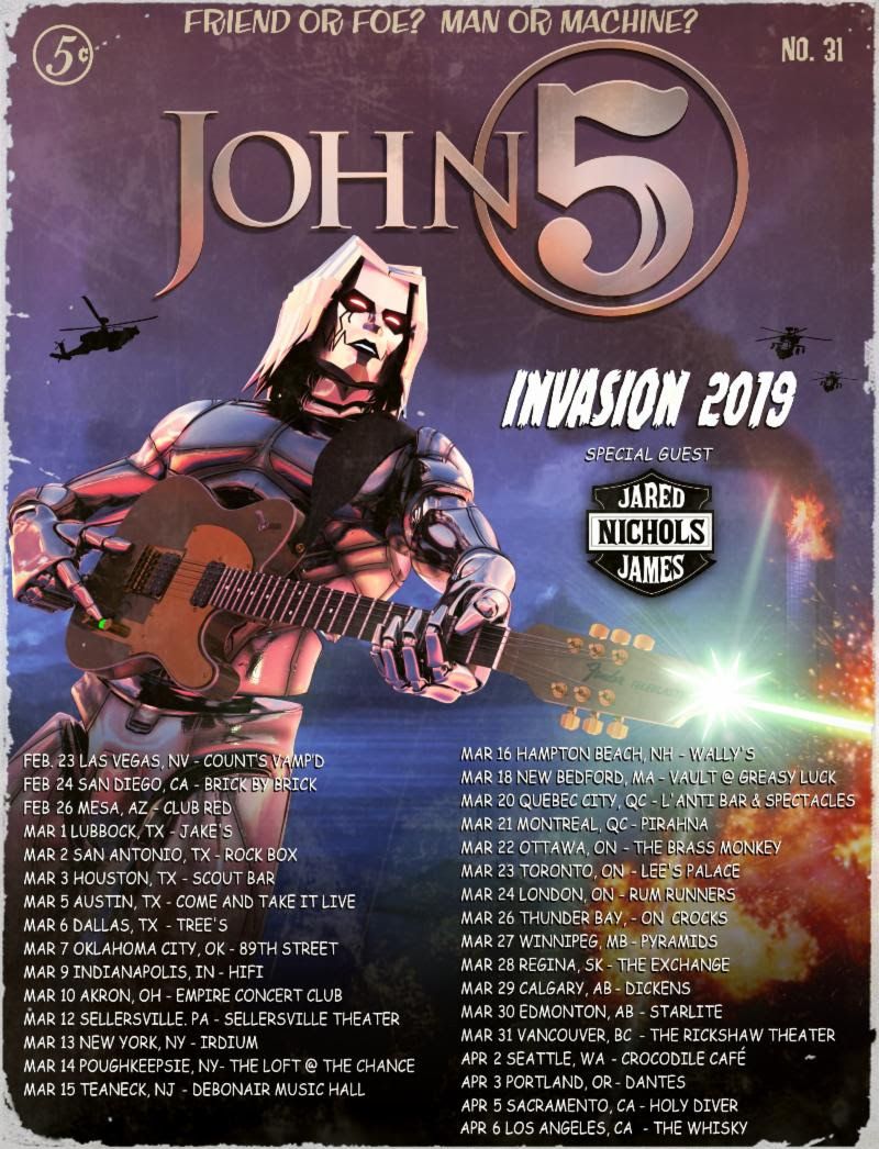 John 5 Announces New Studio Album, 'Invasion' | Guitar World
