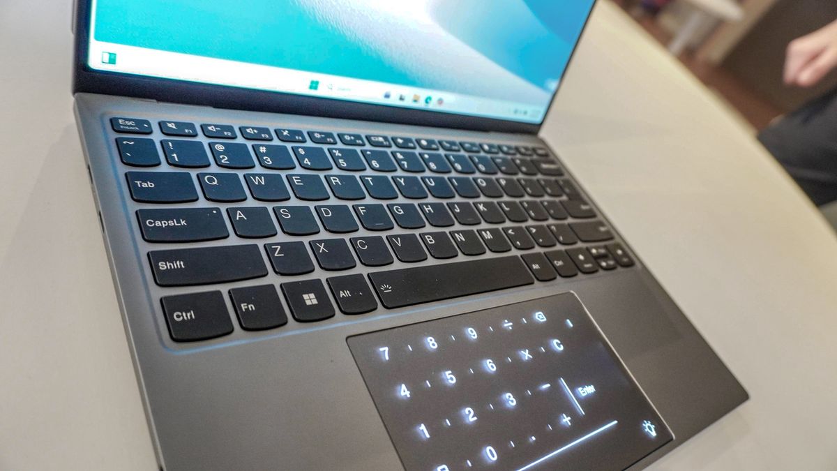 I just tried Lenovo's 18-inch foldable laptop concept — and it sets a ...