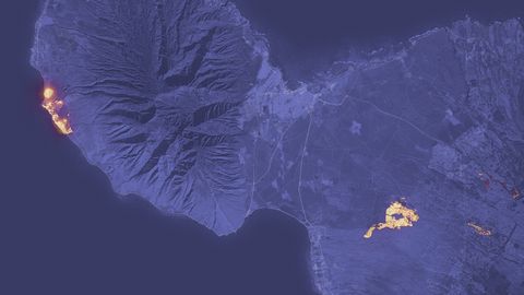 Hawaii satellite photo shows devastation wildfires inflicted on Maui ...