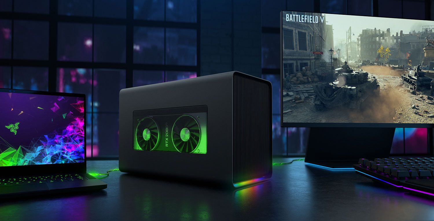 Razer upgraded its external GPU box with a bigger PSU and RGB lighting ...