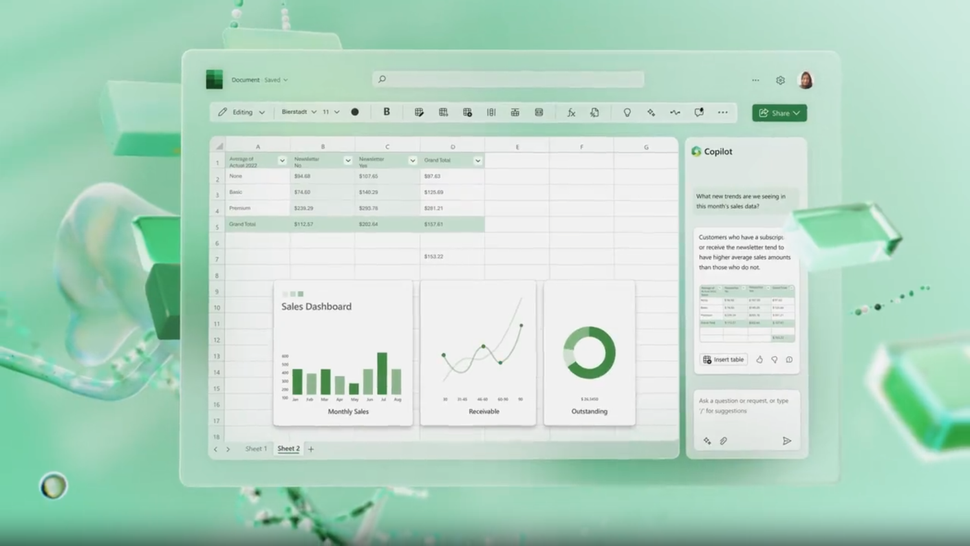Copilot in Microsoft Excel can break down spreadsheets and identify ...