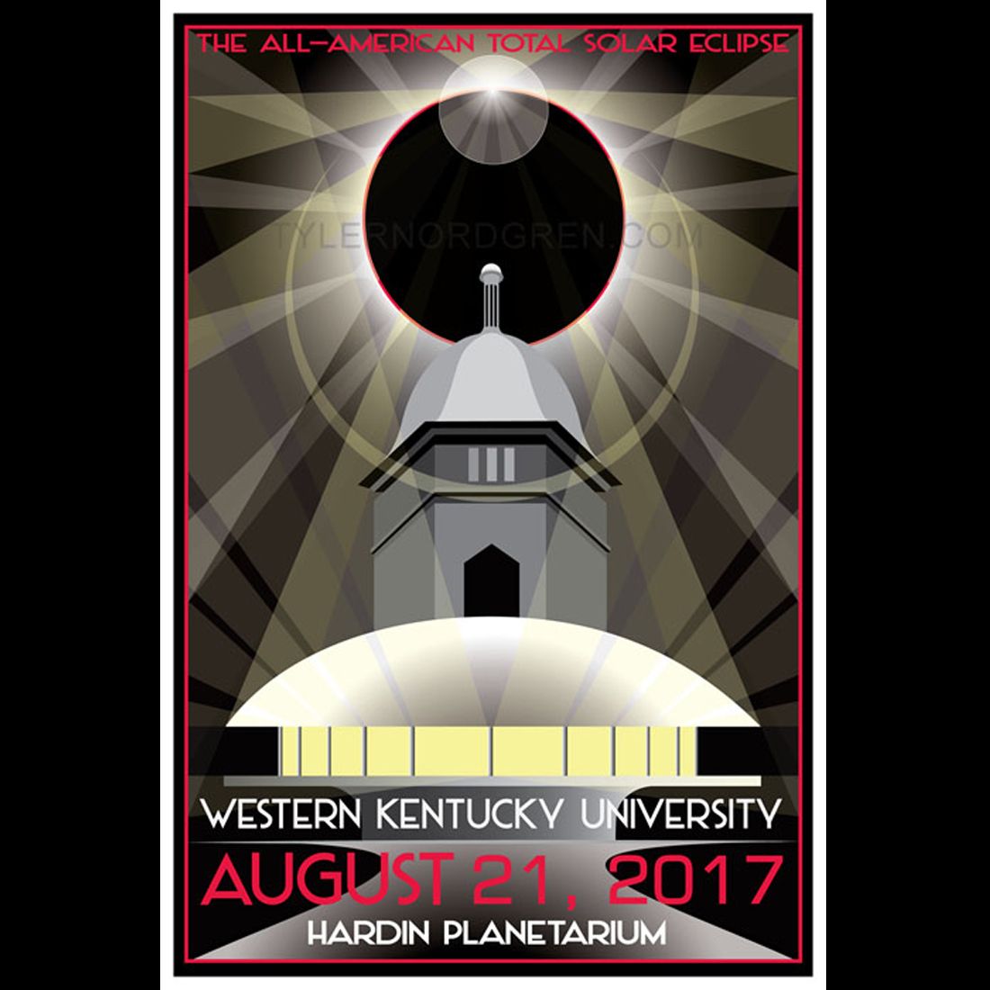 Gorgeous 2017 Solar Eclipse Posters by Astronomer-Artist Tyler Nordgren ...