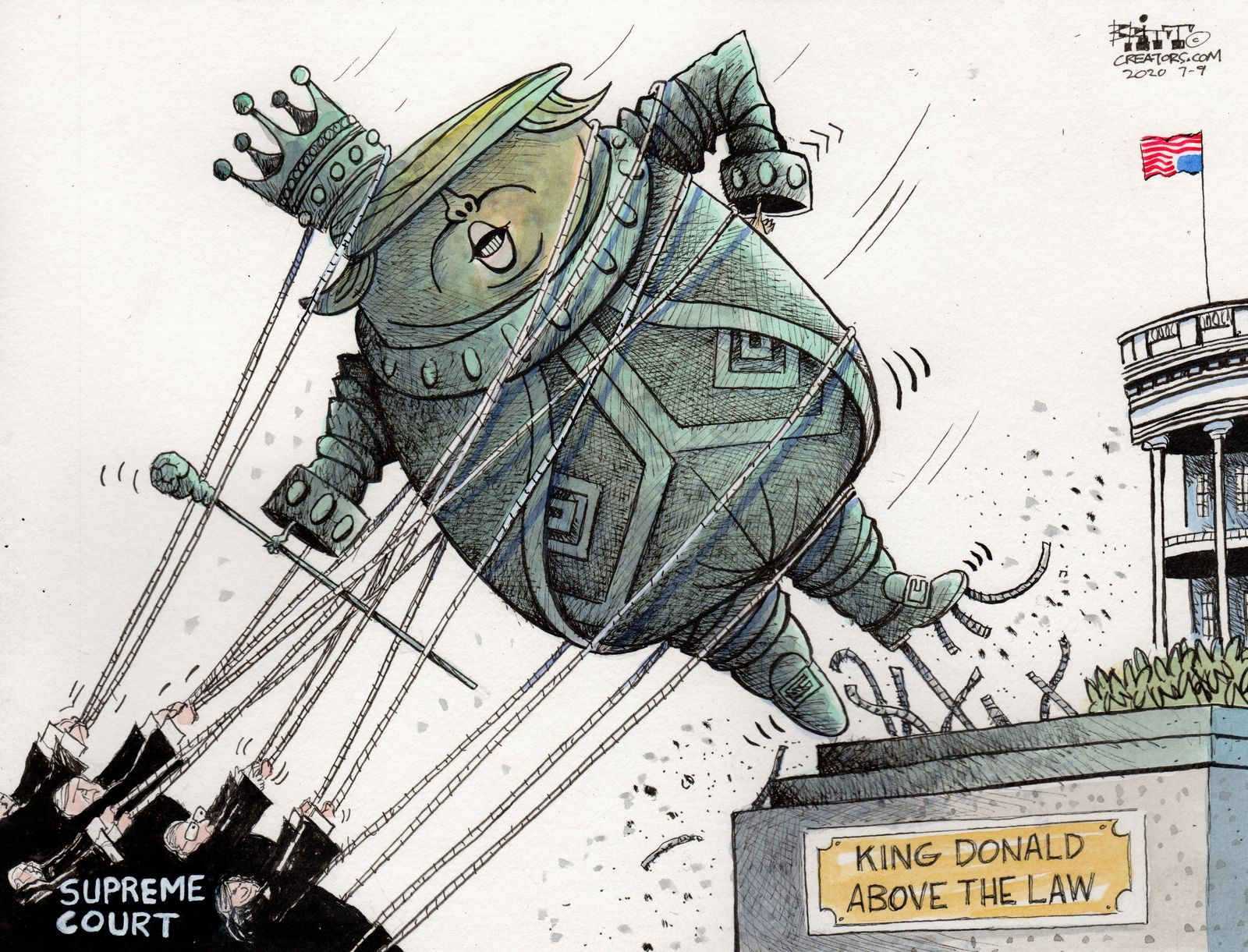 5 brutally funny cartoons about the Supreme Court's Trump decisions ...
