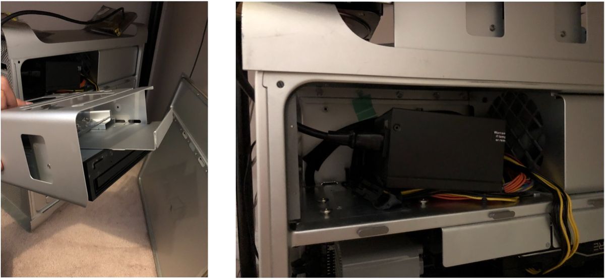 The cheapskate way I installed and powered a second GPU on my old Mac ...