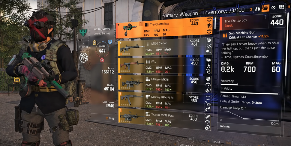 Division 2 Chatterbox guide: How to get the Exotic SMG and find all the ...