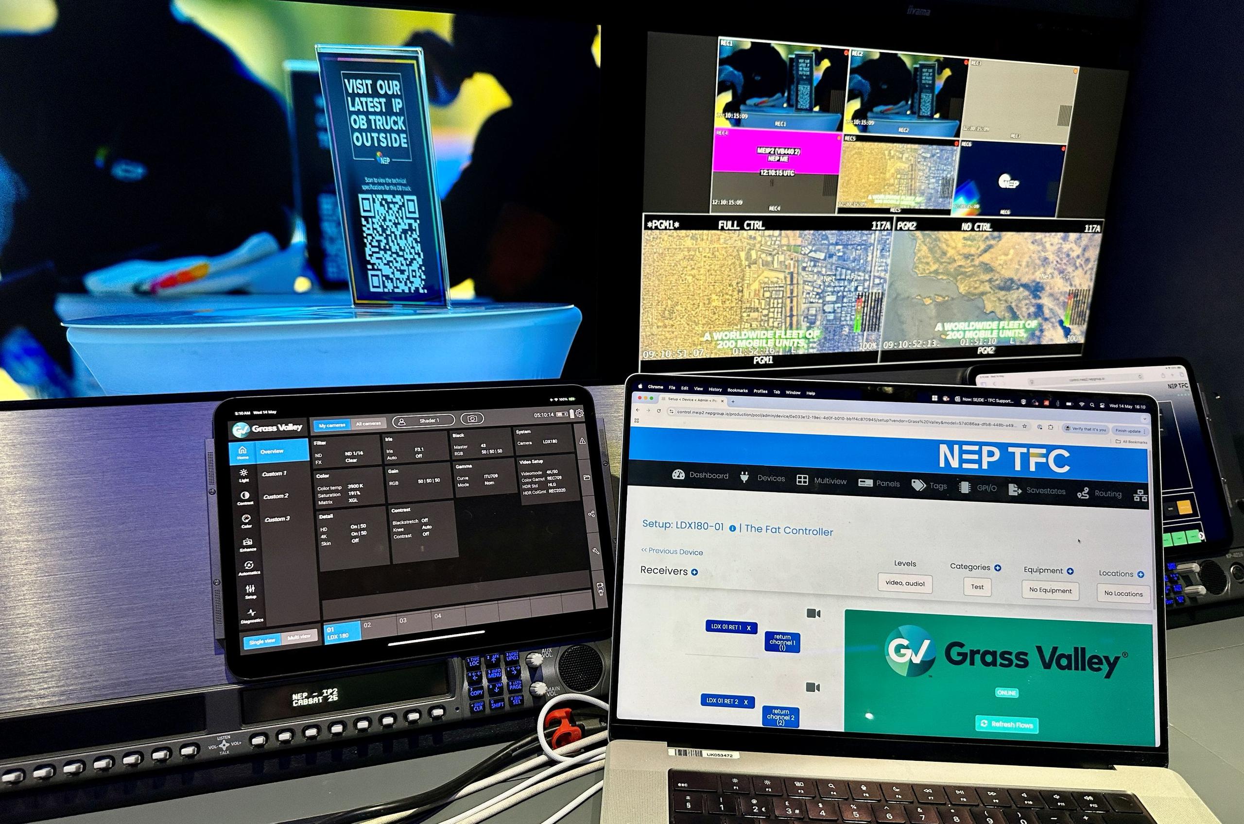 NEP Middle East & Asia, Grass Valley Ink IP Production Tech Deal For ...