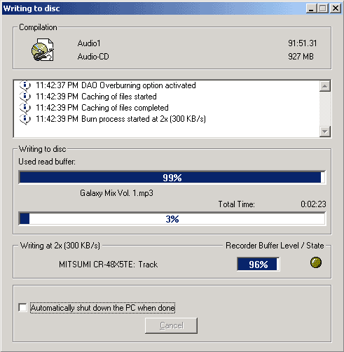 Creating A 90-minute CD, Step-By-Step, Continued - The Outer Limit: CD ...