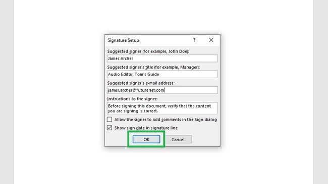 How to sign a Word document | Tom's Guide