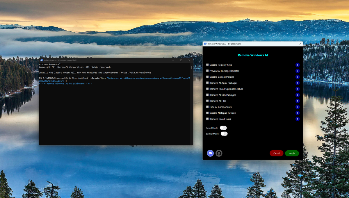 This GitHub script claims to wipe all of Windows 11's AI features in ...