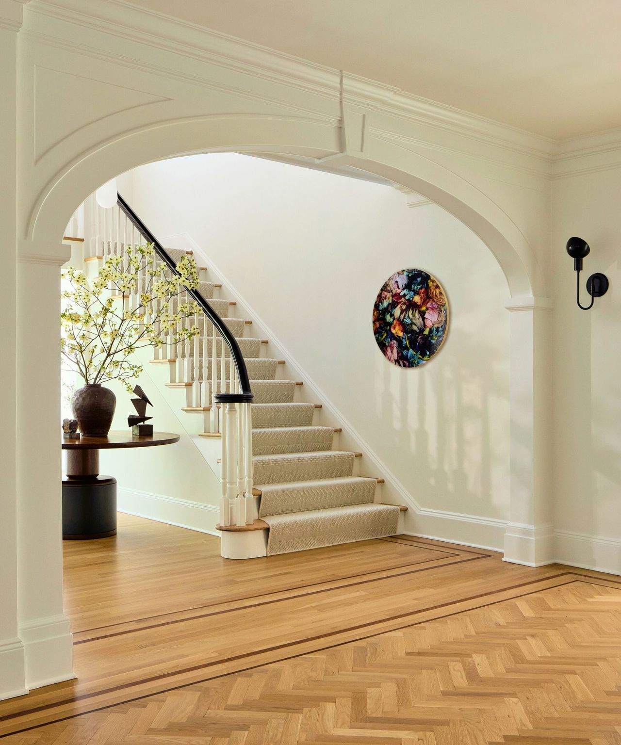 Rich colors and textured walls updated a dated NYC home | Homes and Gardens