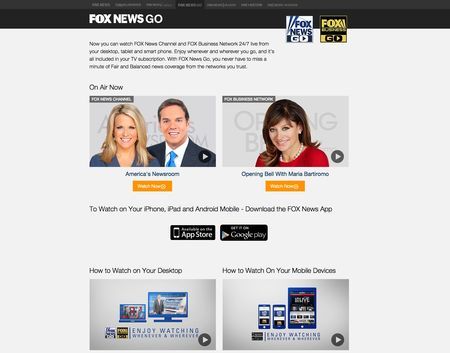 Fox News, Fox Business To GO Into TVE Realm | Next TV