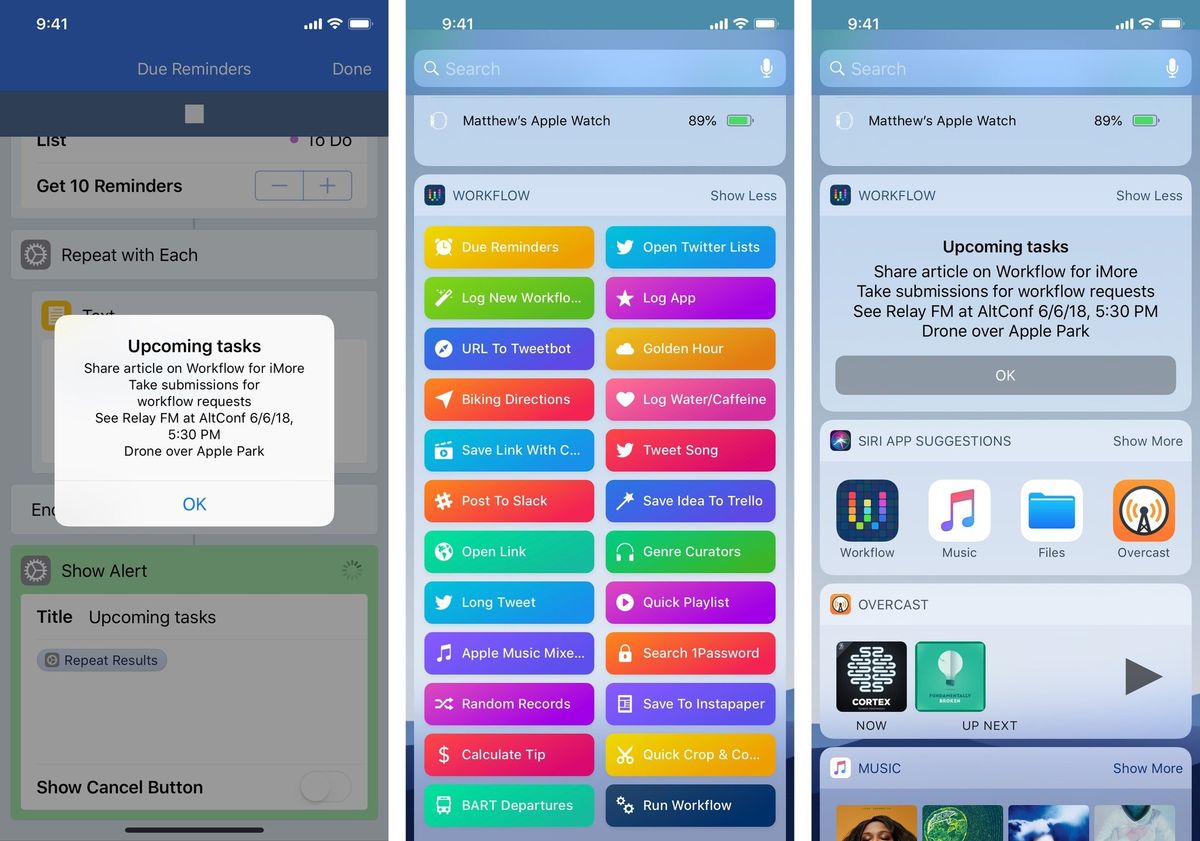 How to use Workflow with Reminders | iMore